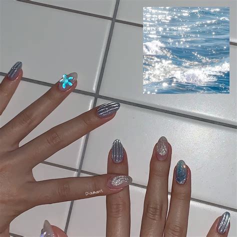 네일드디아망 상수네일 홍대네일 합정네일 서교동네일 네일드디아망 Naildediamant 7월아트 75 °🌊⋆⸜ 🎧 🫧 예약문의🫠 𝘬𝘢𝘬𝘢𝘰𝘤𝘩 네일드디아망