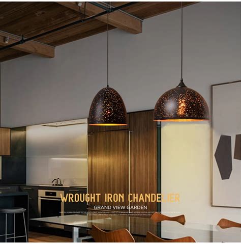 Светодиодный современный подвесной светильник в скандинавском стиле винтажная промышленная