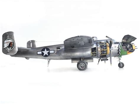 Pacific Wwii B 25 J Strafer 1 32 Hk Model Kit Ready For Inspection Large Scale Planes