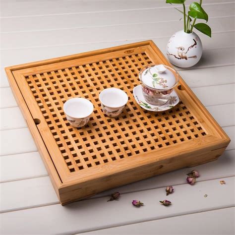 有方 盛水竹茶盘图片2 中国风
