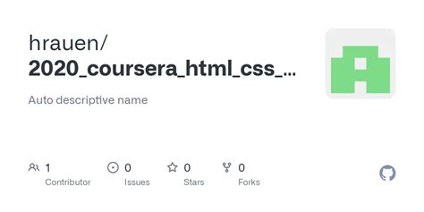 Github Hrauen2020courserahtmlcssjs Auto Descriptive Name