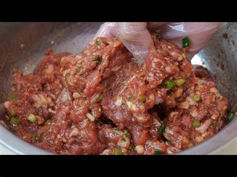 万能肉馅这样调味美多汁教你酒店调馅秘诀包馄饨饺子吃着香 YouTube