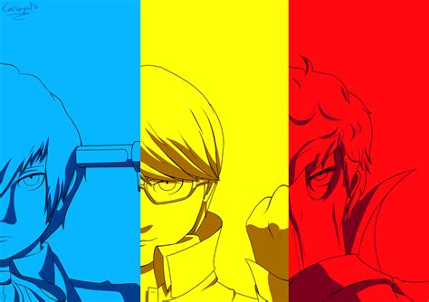 Persona 3 4 And 5 By Carazul On Newgrounds