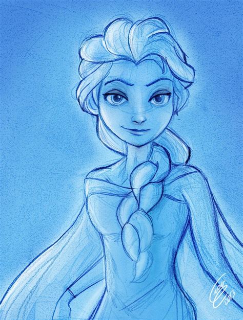 Elsa Sketch At PaintingValley Com Explore Collection Of Elsa Sketch
