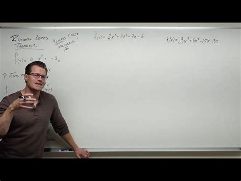 Free Video How To Use The Rational Zeros Theorem Precalculus