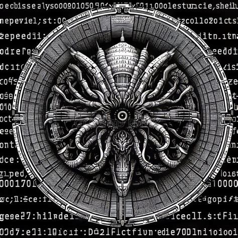 Force Field Code Code With A Force Field Design Featuring Repu Stock Illustration Illustration