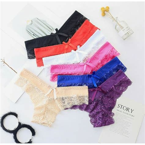 💖is💖7 Colours Women Sexy Lace Panties G String Seamless Lingerie Ready