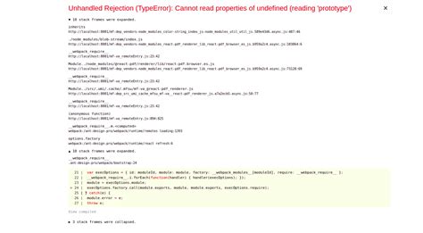 问题 ant desigin pro V5 JavaScript版本 使用 react pdf renderer出现报错