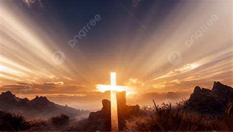 陽光下閃亮的十字架 照片背景圖桌布圖片免費下載 Pngtree