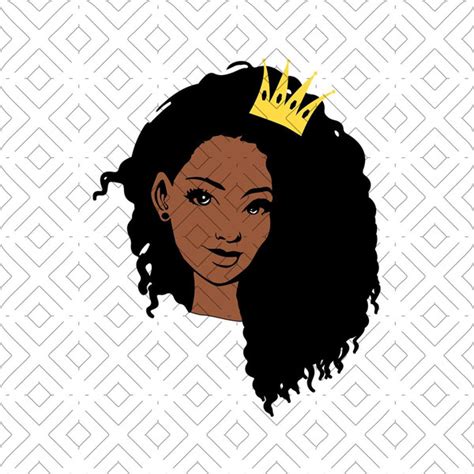 Black Woman Queen Svg Melanin Svg Afro Girl Svg Black Gir Inspire