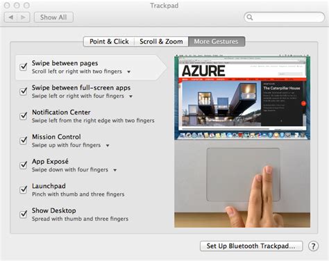 Customizing TrackPad Settings In OSX Technology Support Services