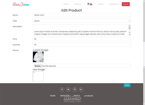 Simple E Commerce Application مستقل