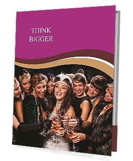 Beautiful Women Presentation Folder Design ID SmileTemplates Com