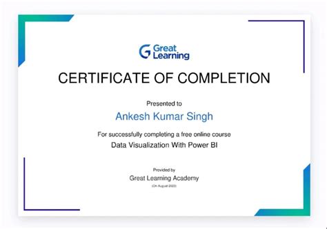 Ankesh Kumar Singh On Linkedin Greatlearning Powerbi Datavisualization Professionalgrowth