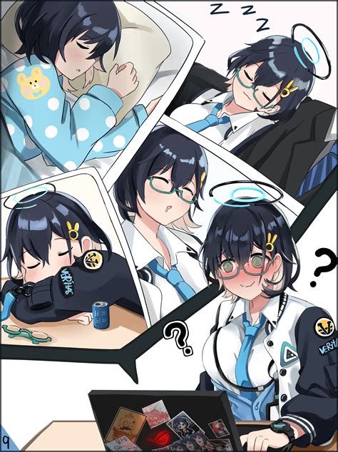 Chihiro Hacks In To Senseis Laptop Pixiv By B Hogam R Bluearchive