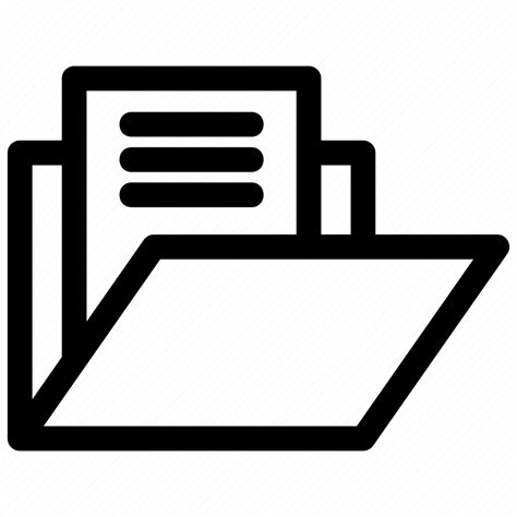 Folder Paper File Document Page Office Icon Download On Iconfinder