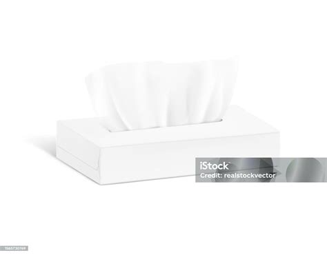 상자로 설정된 사실적인 티슈 흰색 배경에 고립된 벡터 일러스트레이션입니다 가정용 장비에 대한 스톡 벡터 아트 및 기타 이미지 가정용 장비 감기와 독감 개 Istock