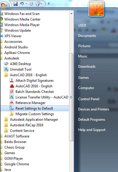 Cara Reset Setting AutoCAD Ke Pengaturan Awal Default Arz Desain