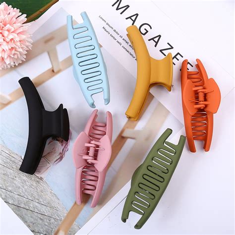 커브집게핀 헤어클립 반묶음 올림머리 머리핀