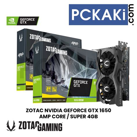 Zotac Gaming Nvidia Geforce Gtx 1650 Amp Core Super Twin Fan 4gb