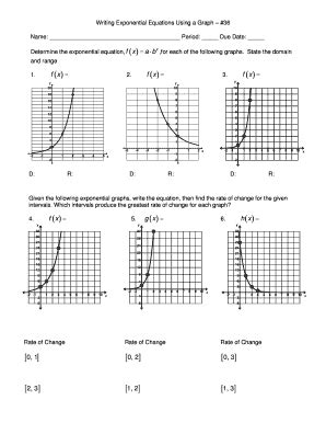Writing Exponential Equations From Graphs Worksheet AirSlate SignNow