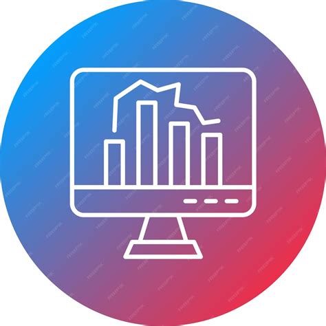 Premium Vector Monitoring Analytics Icon Vector Image Can Be Used For