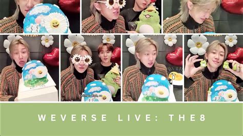 [eng Sub] 110723 Weverse Live With The8 Expressing Gratitude To Carats