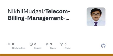 Github Nikhilmudgaltelecom Billing Management System Using Java