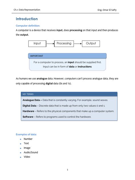 Ch1 Data Representation Pdf Byte Image Resolution