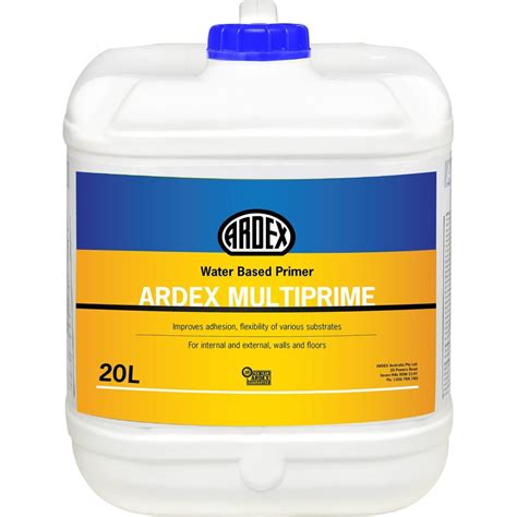 Ardex Multiprime Water Based Primer 20 Litre Trade Products