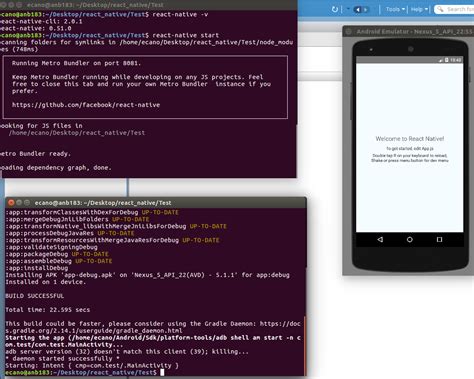Android React Native Dont Update My Code In The Virtual Device