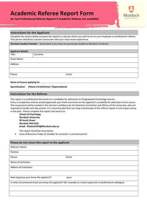 Academic Referee Report