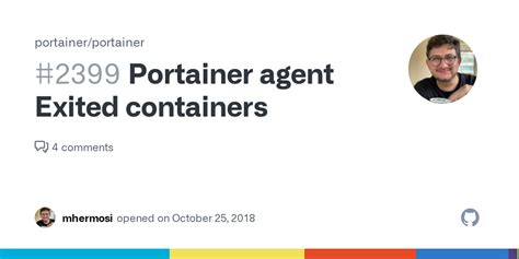 Portainer Agent Exited Containers · Issue 2399 · Portainerportainer