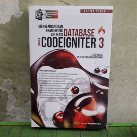 Jual Mengembangkan Framework Aplikasi Database Dengan Codeigniter 3