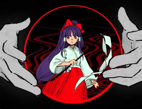 Hakurei Reimu And Hakurei Reimu Touhou And 2 More Drawn By Kaigen 1025 Danbooru