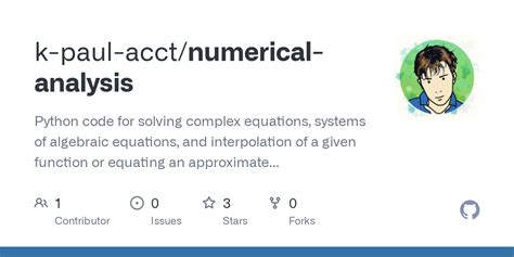 GitHub K Paul Acct Numerical Analysis Python Code For Solving