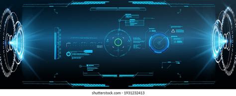 Hud Gui Ui 인터페이스 화면 디자인의 스톡 일러스트 1919807879 Shutterstock