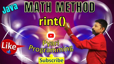 Java Math Rint Method Syntax Example Positive And Negative Output Error Youtube