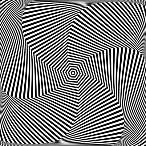 Whirl Rotating Motion In Abstract Op Art Design 3d Illusion Stock Vector Illustration Of