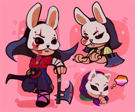 Dbd The Huntress Chibis With Axe By Zxid On Deviantart