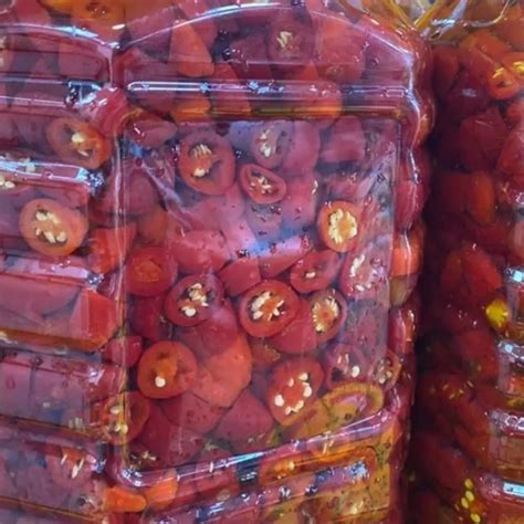 خرید و قیمت ترشی فلفل هالوپینو اسلایس قرمز از غرفه رودبار مارکت