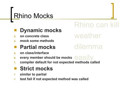 Mock Objects Presentation Ppt Computing Technology And Computing