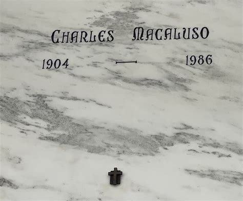 Pasquale “charles” Macaluso 1904 1986 Find A Grave Memorial