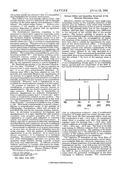Pdf Isotope Effect And Hyperfine Structure Of The Mercury Resonance