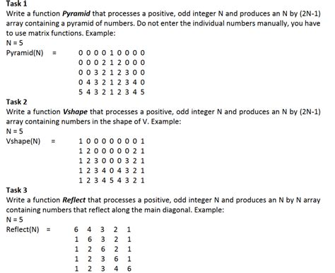 Solved Solve This Using Matlab Functions Task 1 Write A