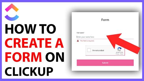 How To Create A Form On Clickup Quick And Easy Youtube