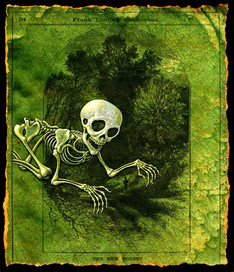 Halloween Skeleton Monster Art Print Gashadokuro Giant Skeleton