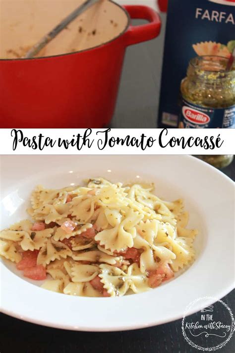 Pasta With Tomato Concassé Sprinkles By Stacey