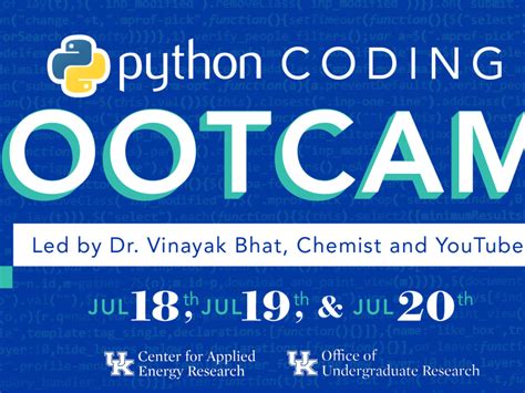 Python Coding Bootcamp Office Of Undergraduate Research