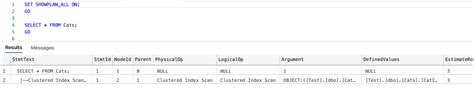Sql Server Showplanall Sql Server Showplanall
